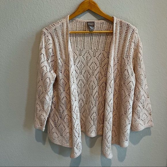 Chico's | Sweaters | New Chicos Open Cardigan Lightweight Sweater Top ...